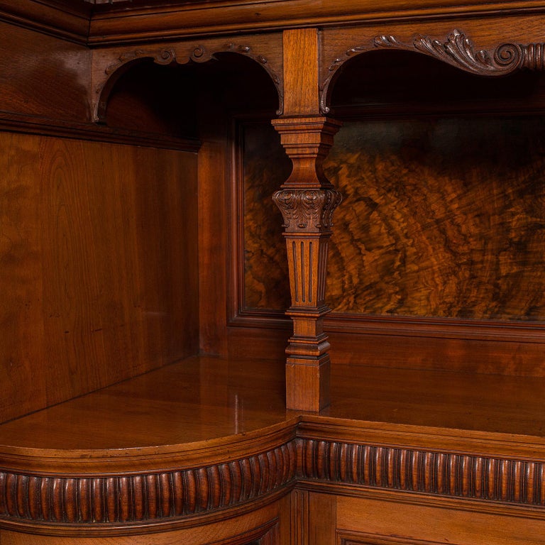 Large Fine Antique Wardrobe Compactum, English, Walnut, Gillow and Co ...