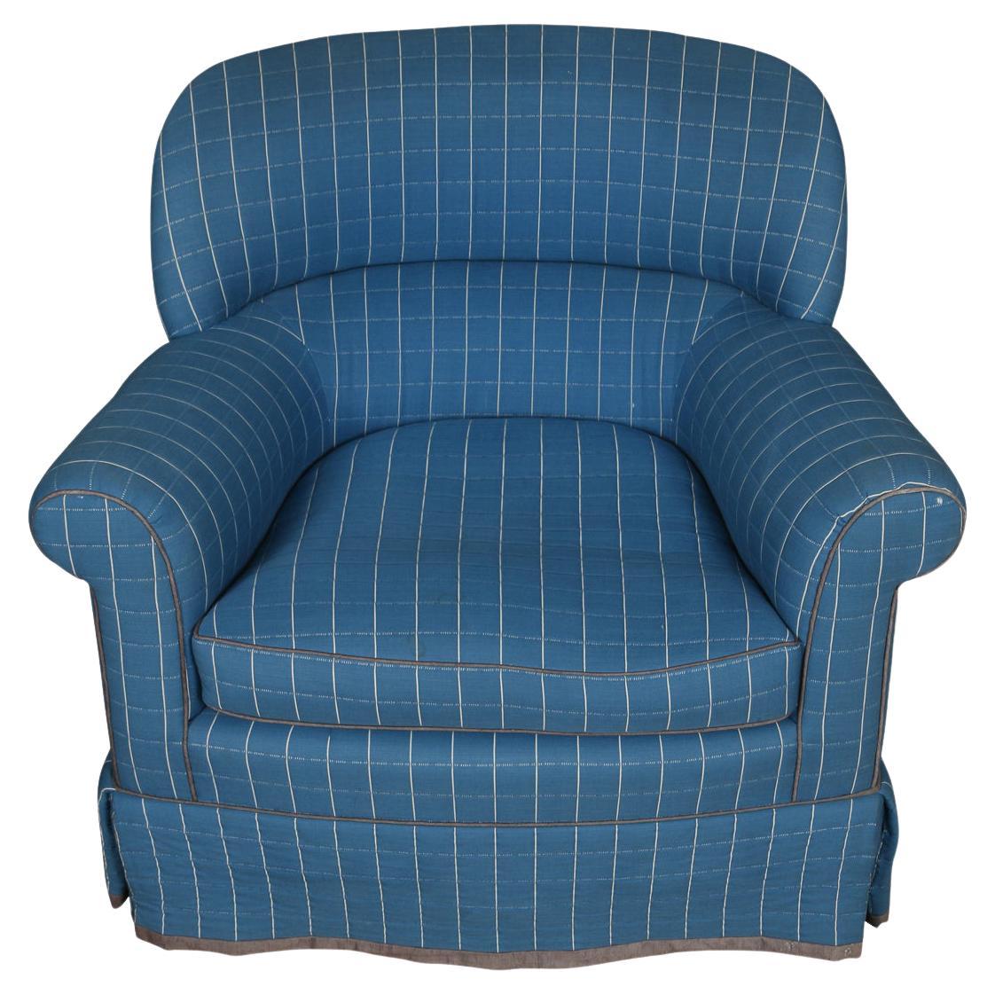 A. Rudin Nubby Fabric Club Chairs with Original Labels at 1stDibs | a ...