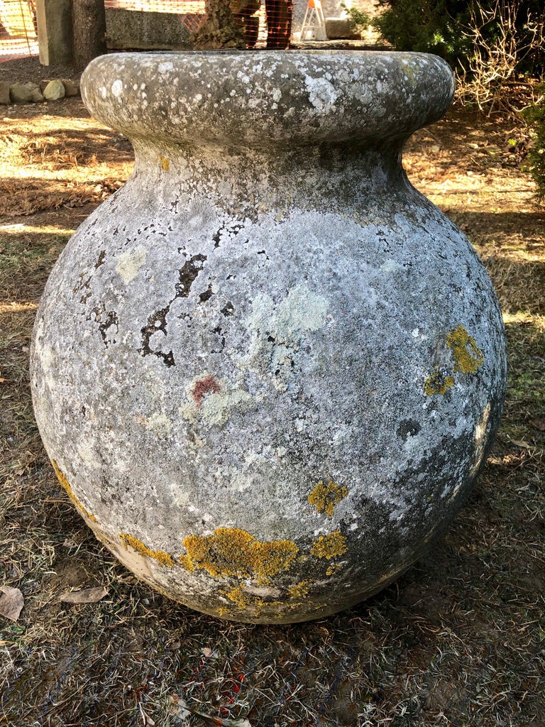 Large, Flared Round Pot with Superb Patina at 1stDibs | patina woodbury