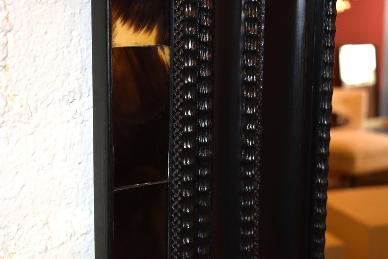 Large Flemish Style Horn Mirror at 1stDibs