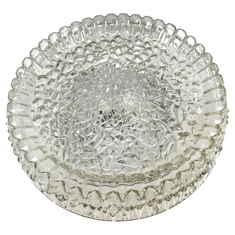 Large Flush Mount Bubble Glass and Metal, by Massive Leuchten, Germany ...