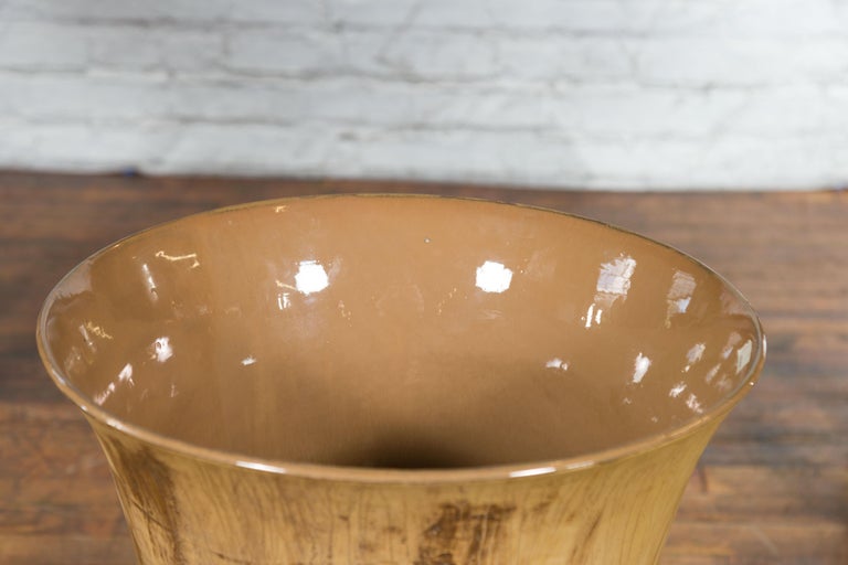 Large Flute Shaped Contemporary Vase with Textured Design For Sale at ...