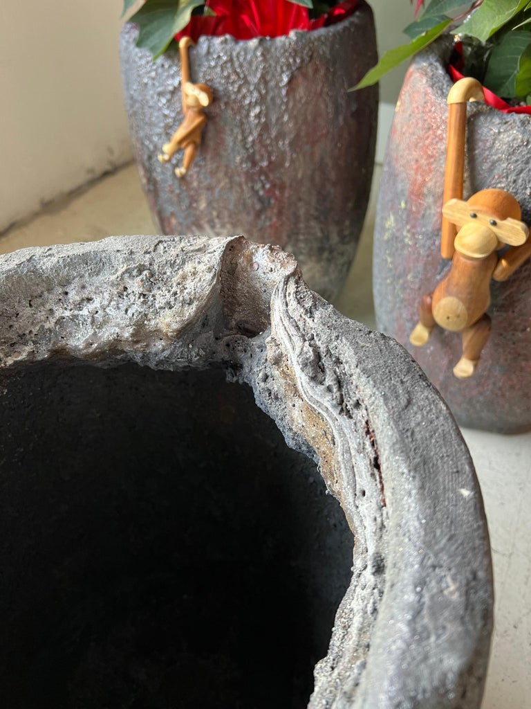 Large Foundry Crucible Planter '15 Available' For Sale at 1stDibs