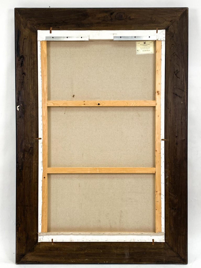 Large Framed Contemporary Portrait of a Woman For Sale at 1stDibs