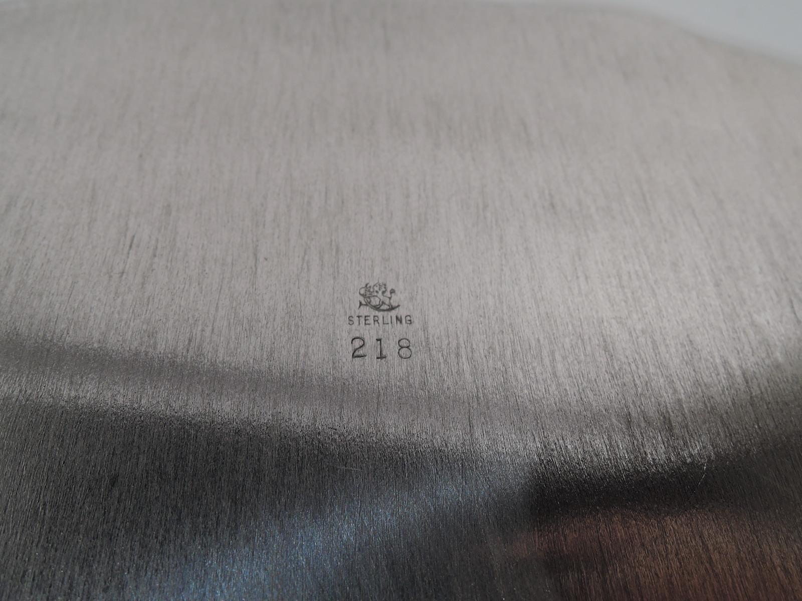 Large Frank Smith Chippendale Sterling Silver Tray with Piecrust Rim ...