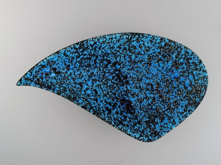 Large Freeform Bowl in Glazed Ceramics, France, 1960s For Sale at ...