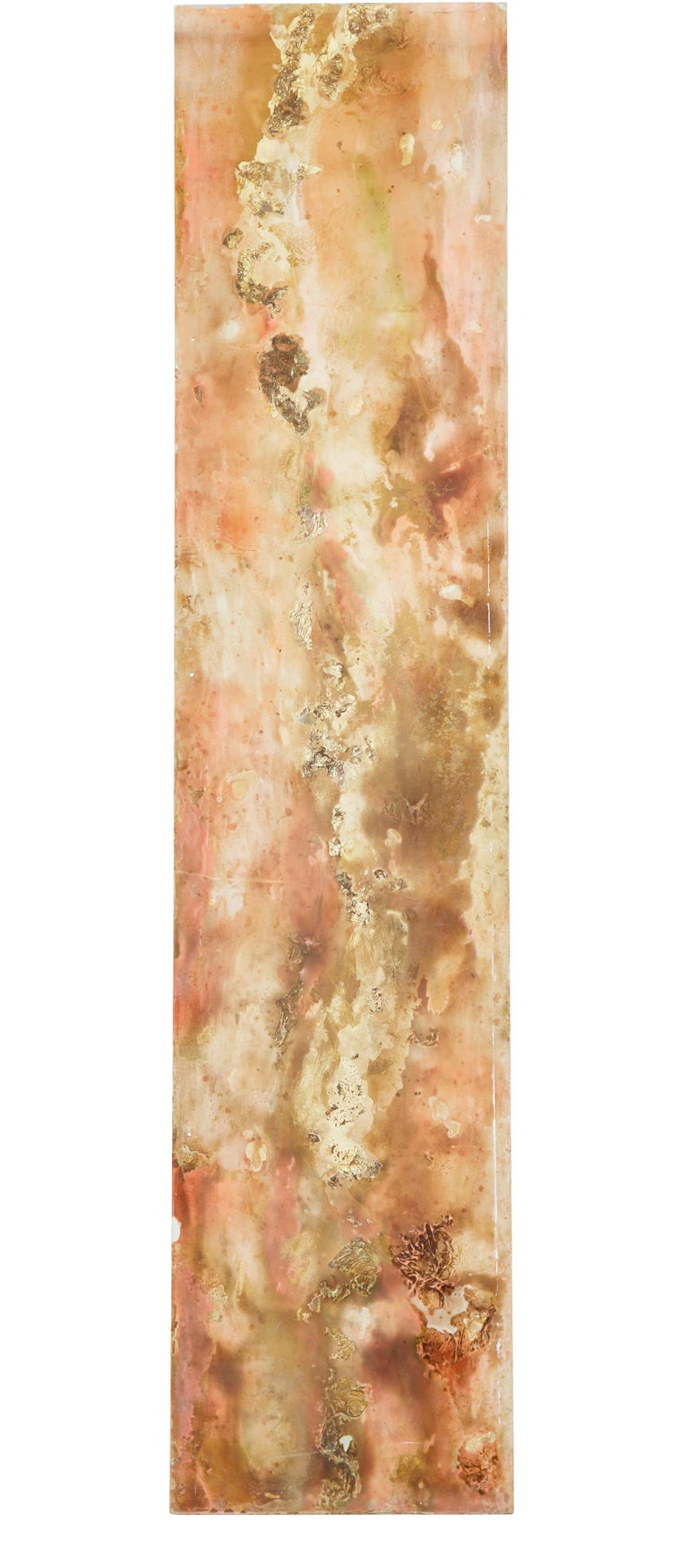 Large French 1950s Acrylic Abstract Panel For Sale at 1stDibs