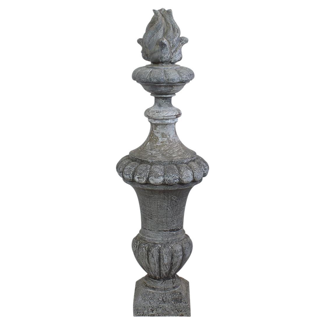 Huge Decorative Wooden Finial For Sale at 1stDibs