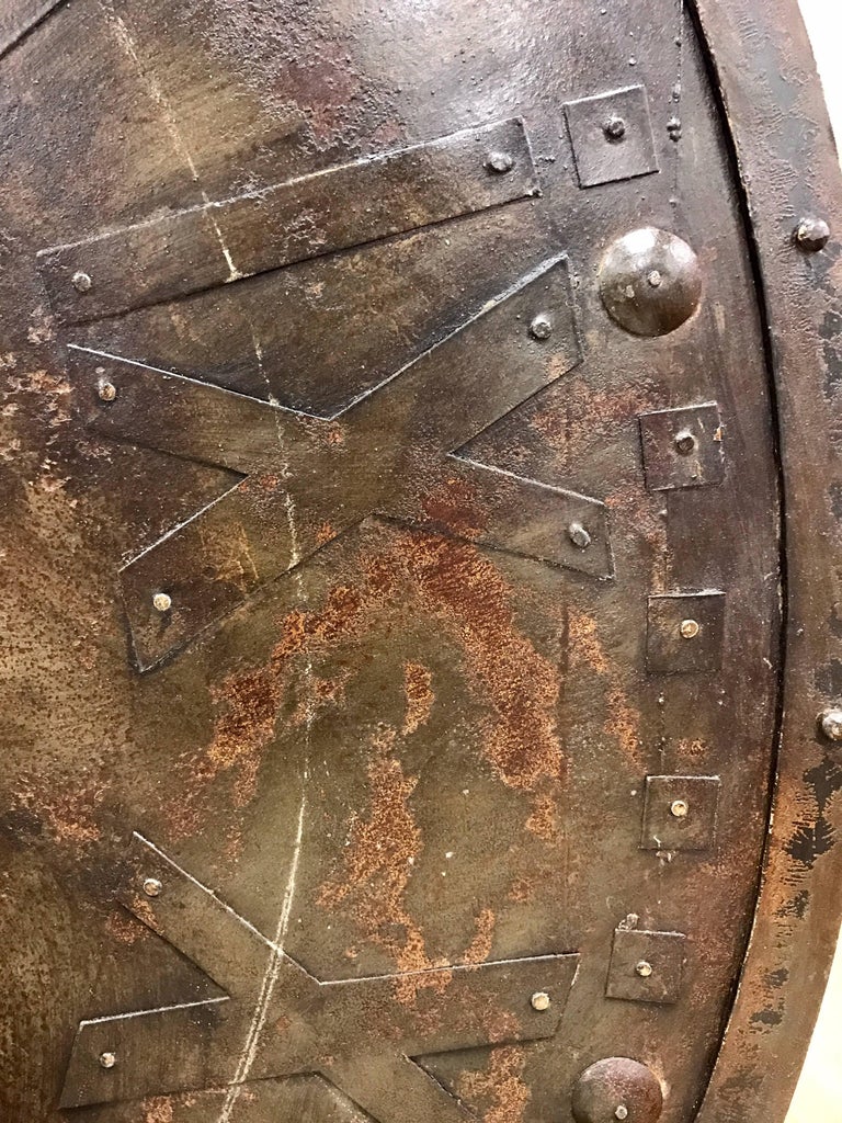 Large French Antique Metal Turret Clock Face at 1stDibs