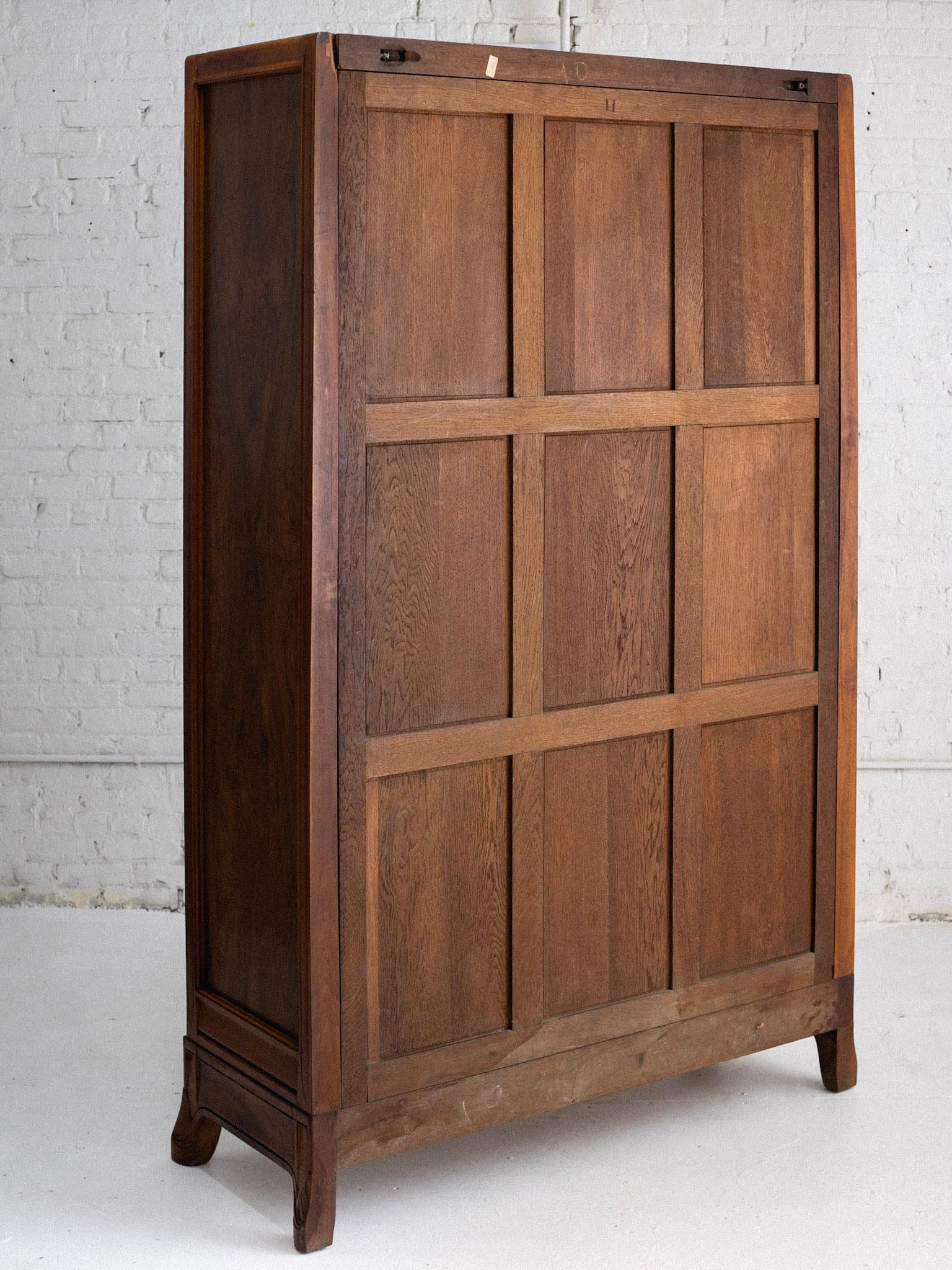 Large French Art Nouveau Wardrobe For Sale at 1stDibs
