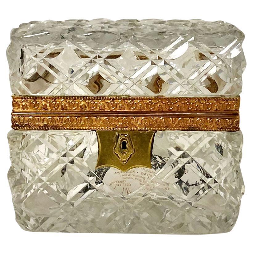 Stunning Crystal Box For Sale at 1stDibs