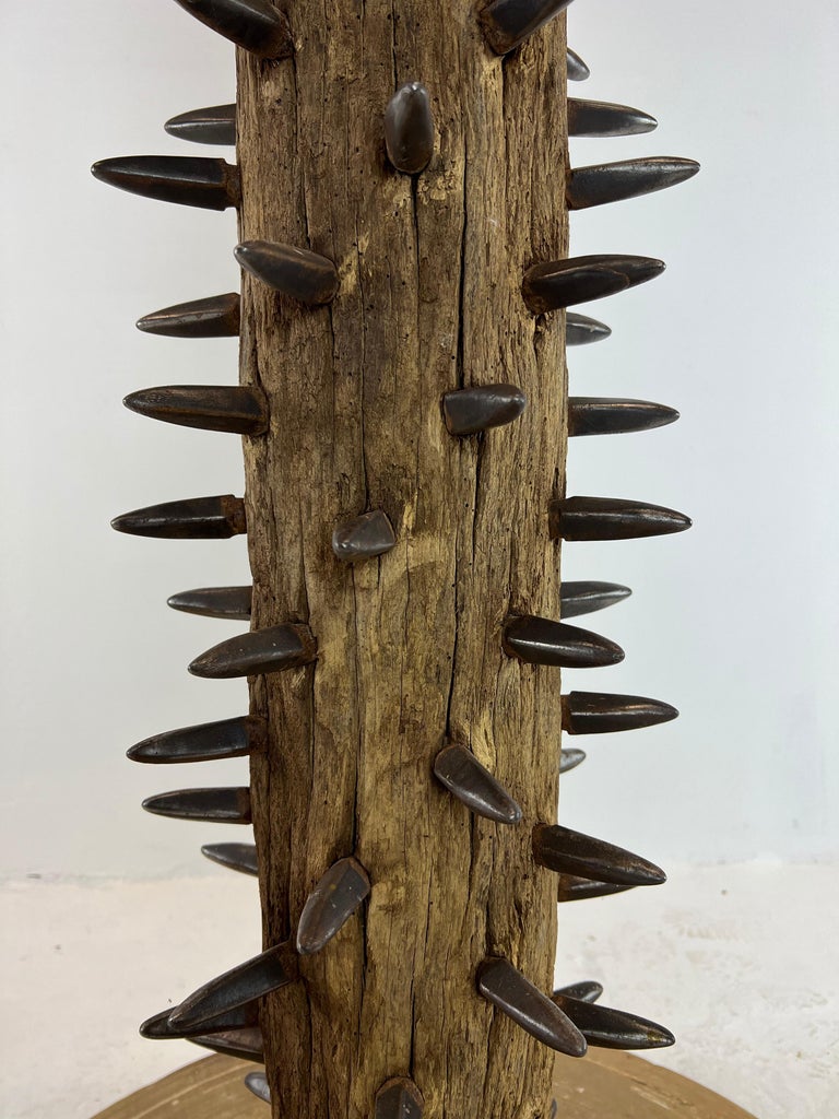 Large French Decorative TOTEM from the 19th Century For Sale at 1stDibs