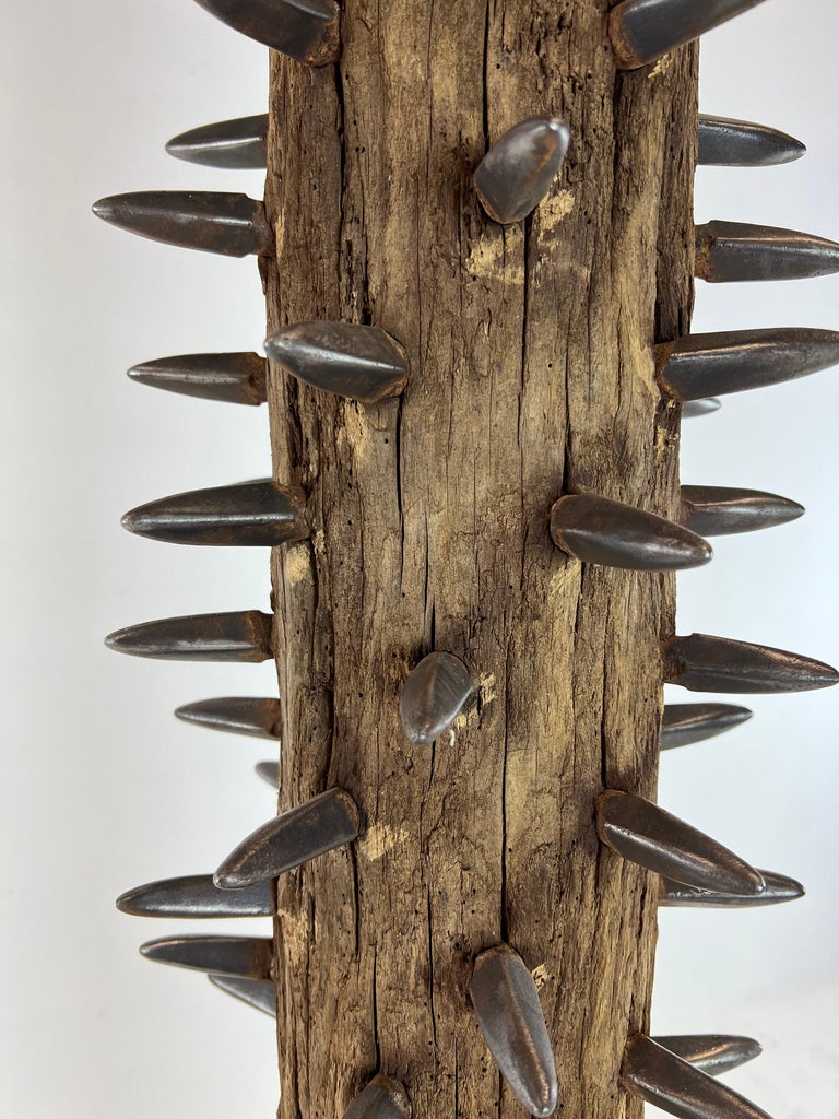 Large French Decorative TOTEM from the 19th Century For Sale at 1stDibs