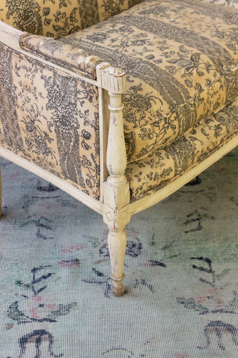 Large French Directoire Style Armchair For Sale at 1stDibs