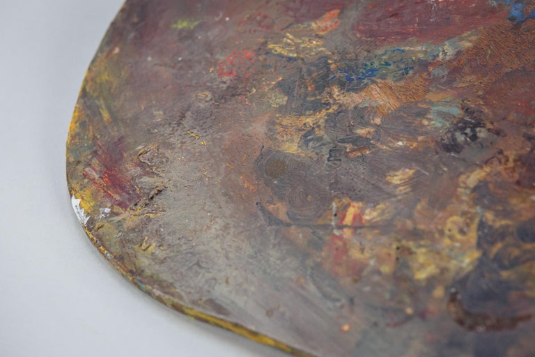 Large French Early 20th Century Signwriters Artist Palette at 1stDibs