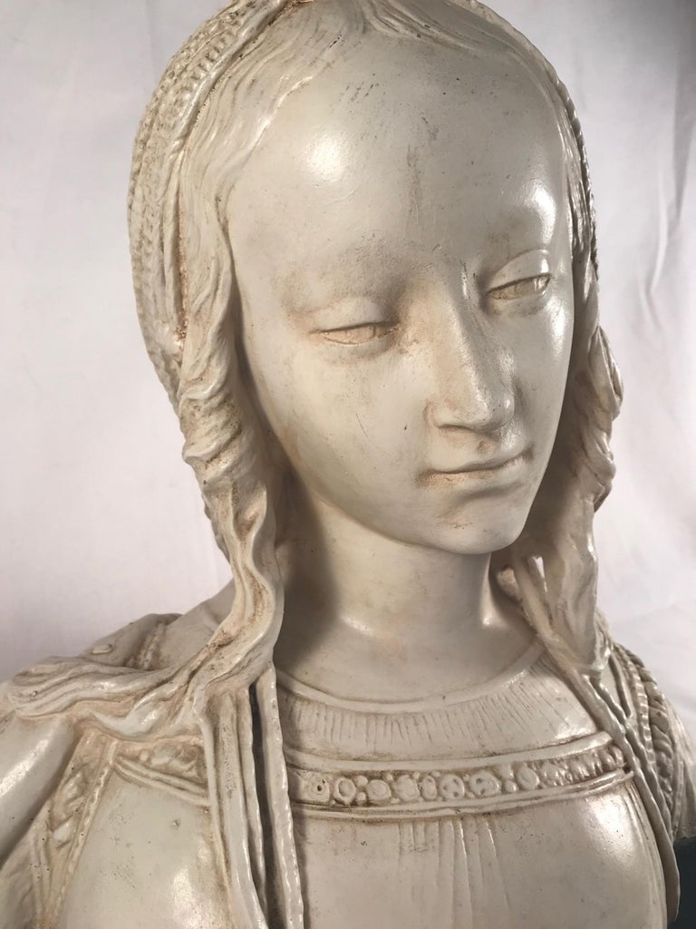 Large French Female Renaissance Bust, Austin, 1970 For Sale at 1stDibs