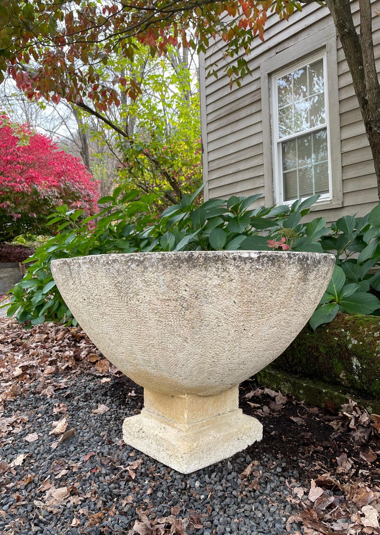 Large French Mid-Century Bowl/Font/Planter For Sale at 1stDibs