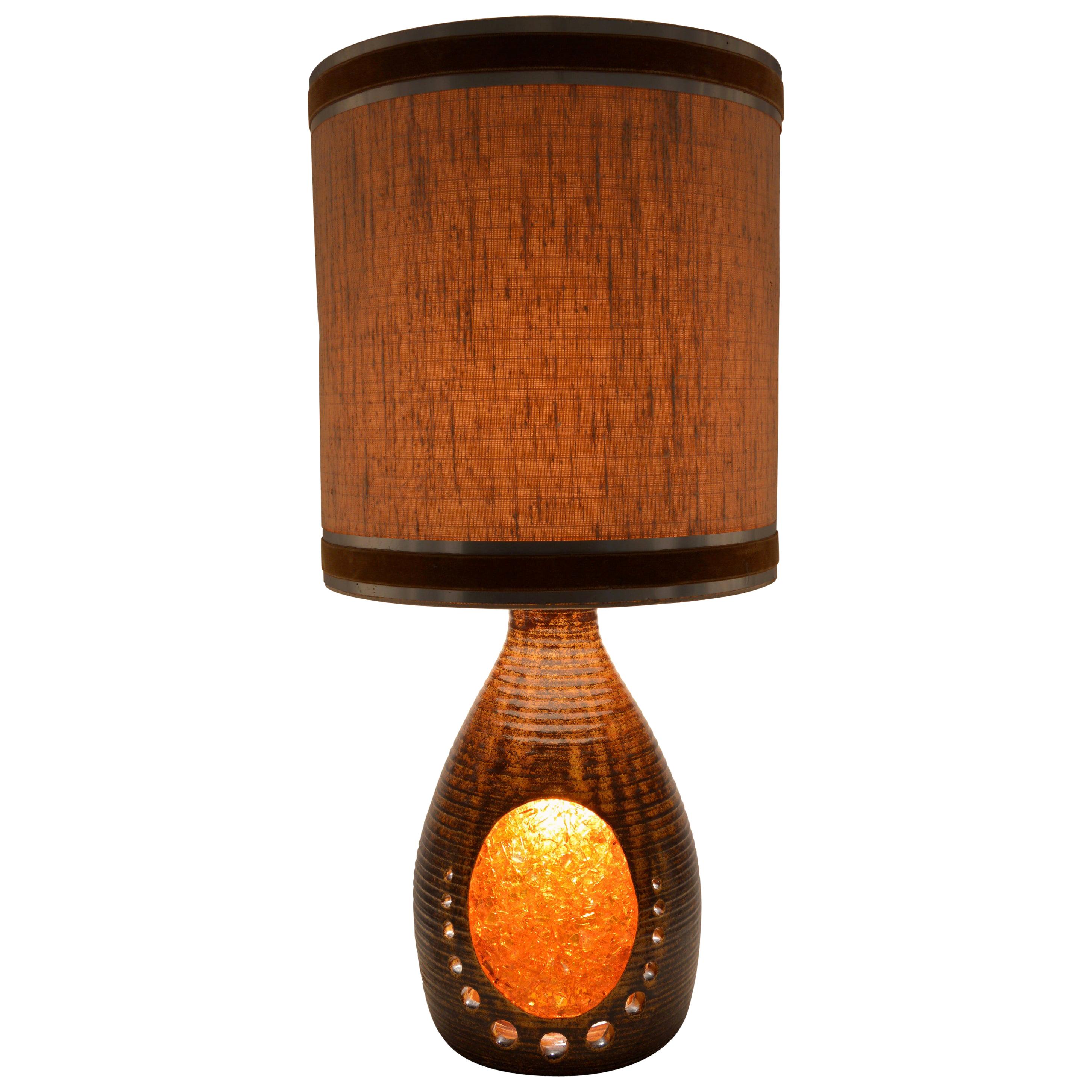 Large Midcentury Table Lamp For Sale at 1stDibs