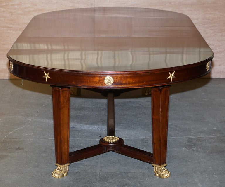 Large French Napoleon III Empire Style Dining Table Bronze Mounts Part ...