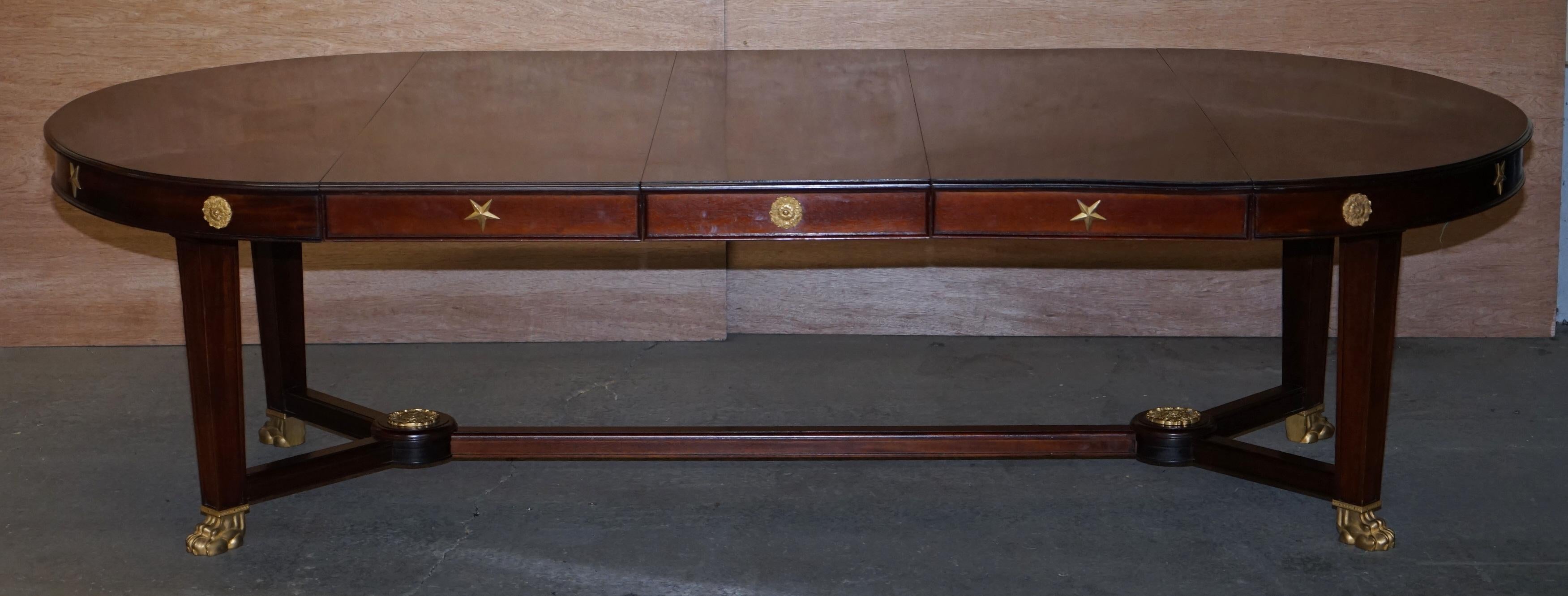 Large French Napoleon III Empire Style Dining Table Bronze Mounts Part ...