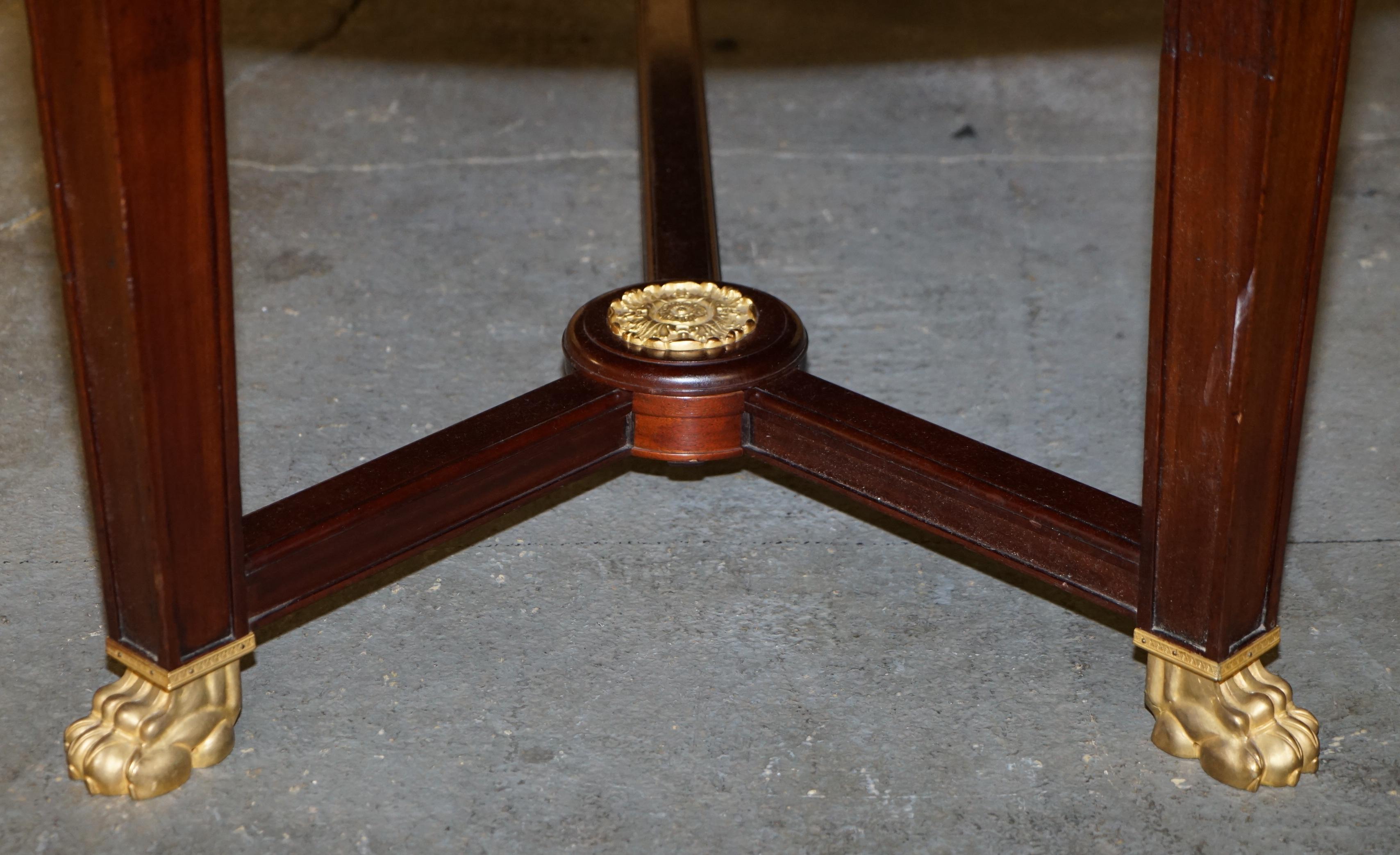 Large French Napoleon III Empire Style Dining Table Bronze Mounts Part ...