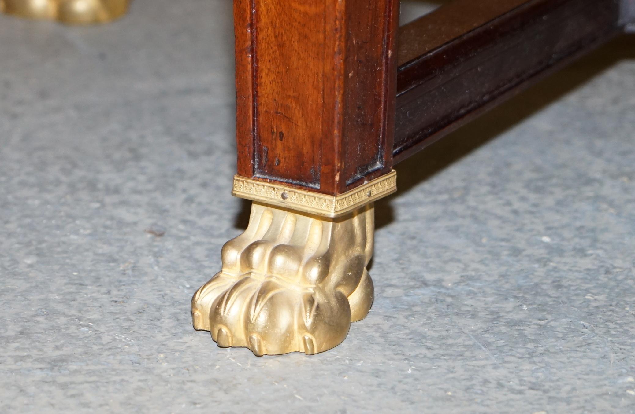 Large French Napoleon III Empire Style Dining Table Bronze Mounts Part ...