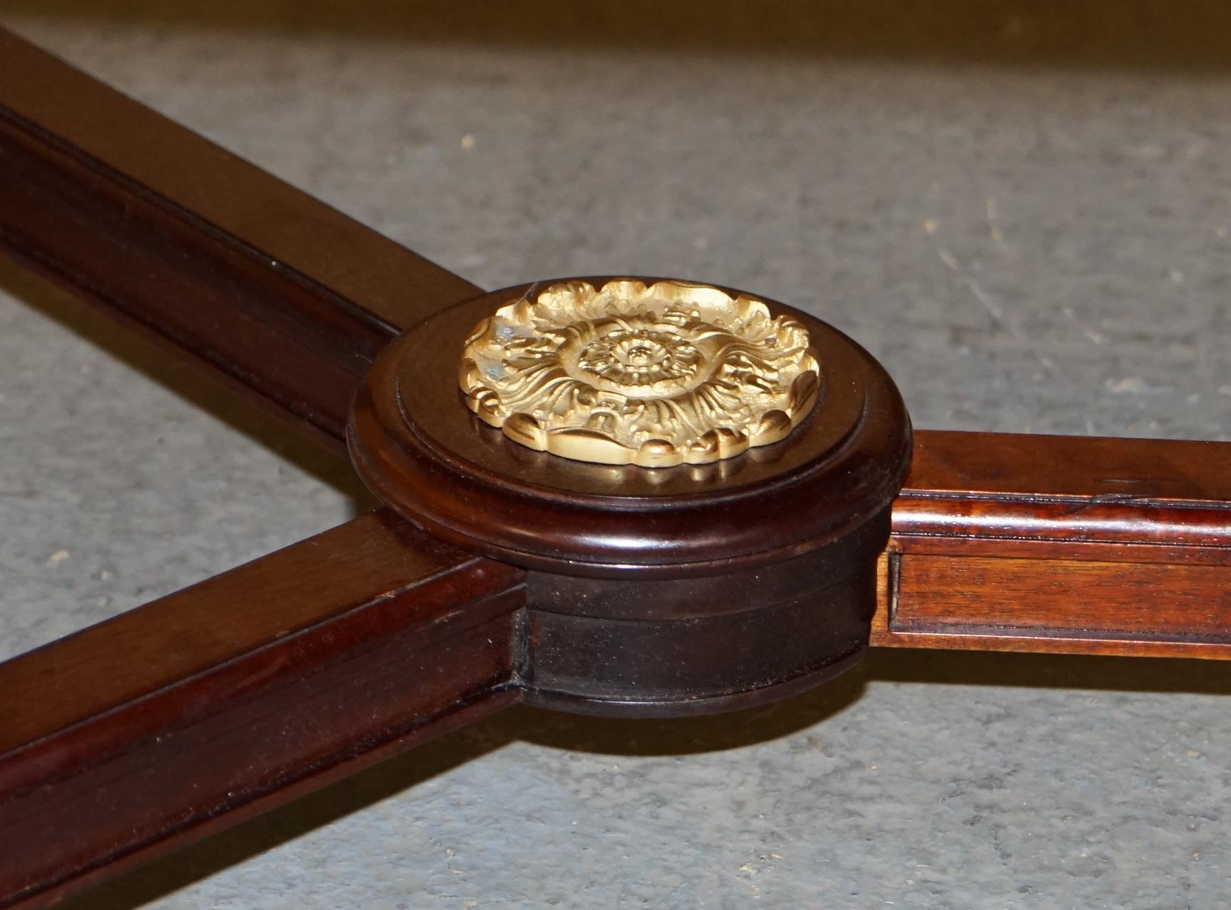 Large French Napoleon III Empire Style Dining Table Bronze Mounts Part ...