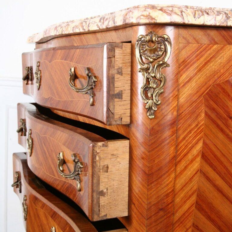 Large French Parquetry Semainier For Sale at 1stDibs