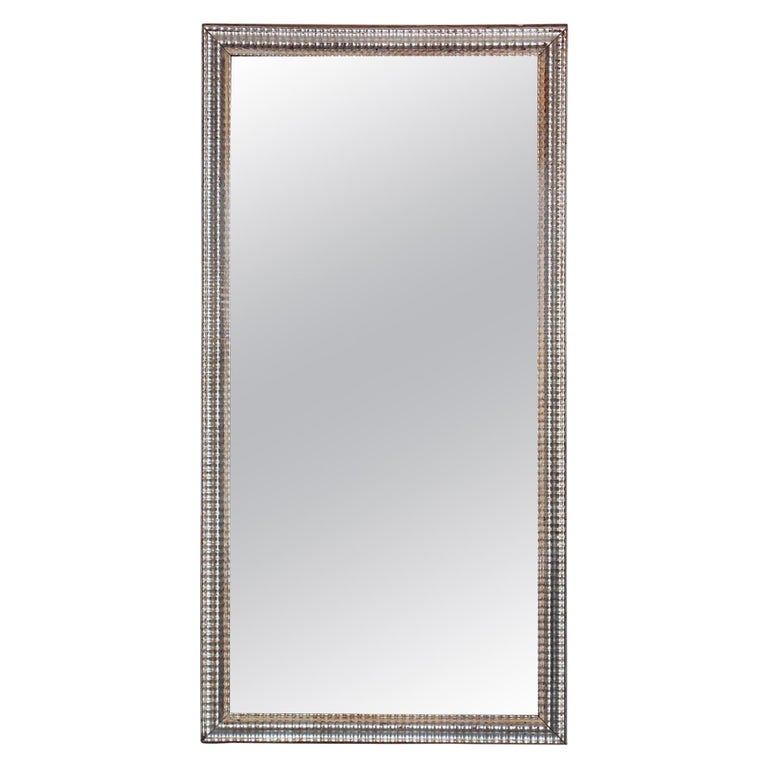 Large French Rectangular Silver Gilt Wall Mirror (52 1/2 x 26 3/4) at ...