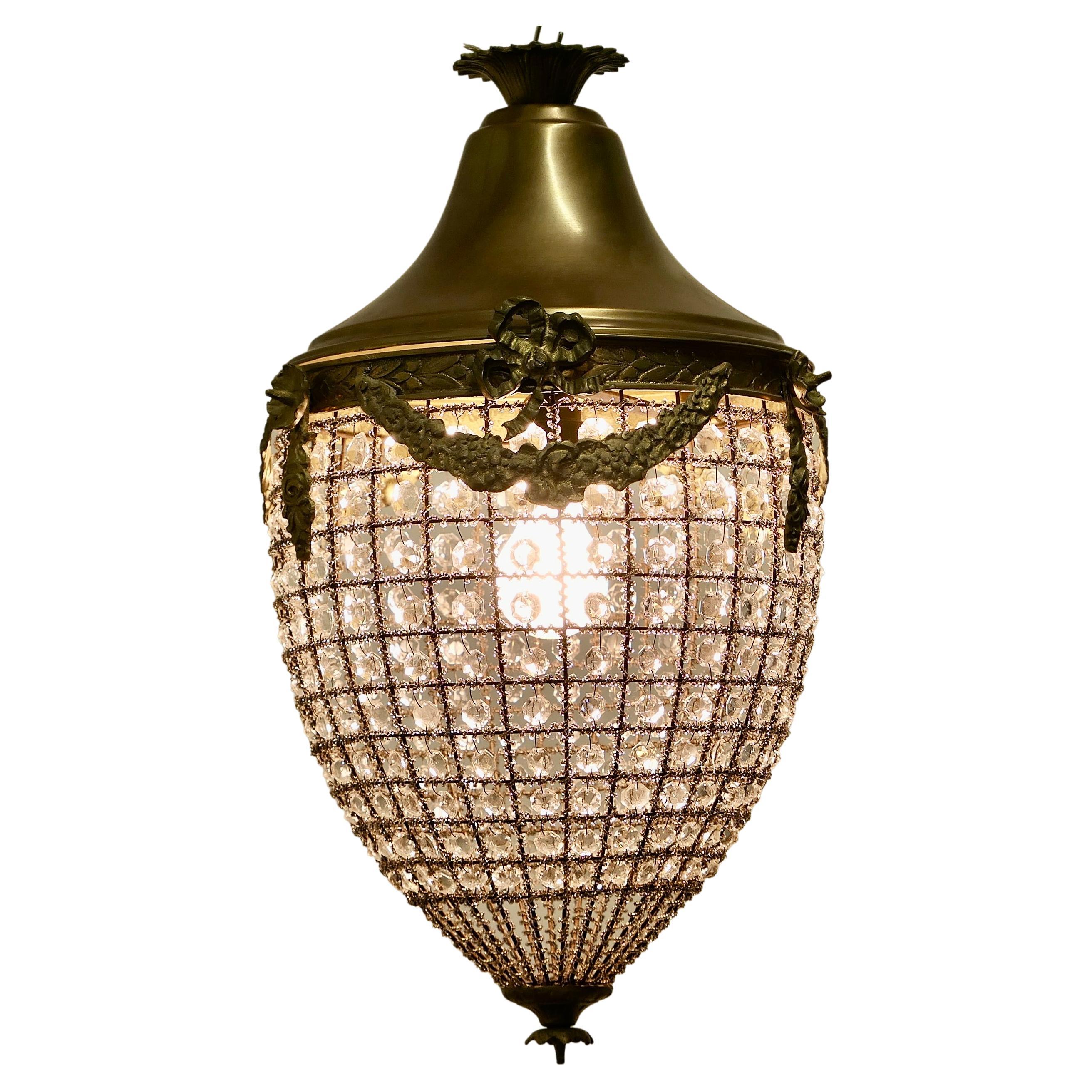 Teardrop Nickel Chandelier at 1stDibs