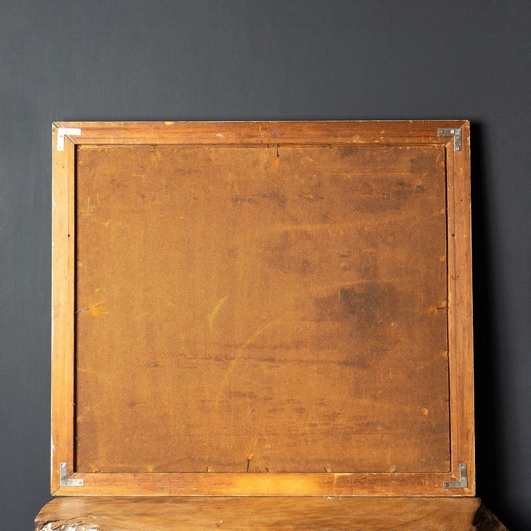 LARGE FRENCH STILL LIFE DEPICTING A SKATE ON A KITCHEN TABLE, OIL on ...