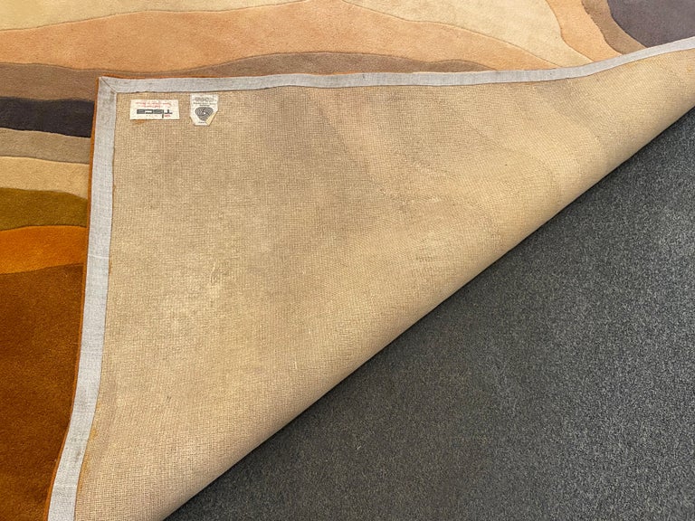 Large French wool carpet of the 1970s. For Sale at 1stDibs