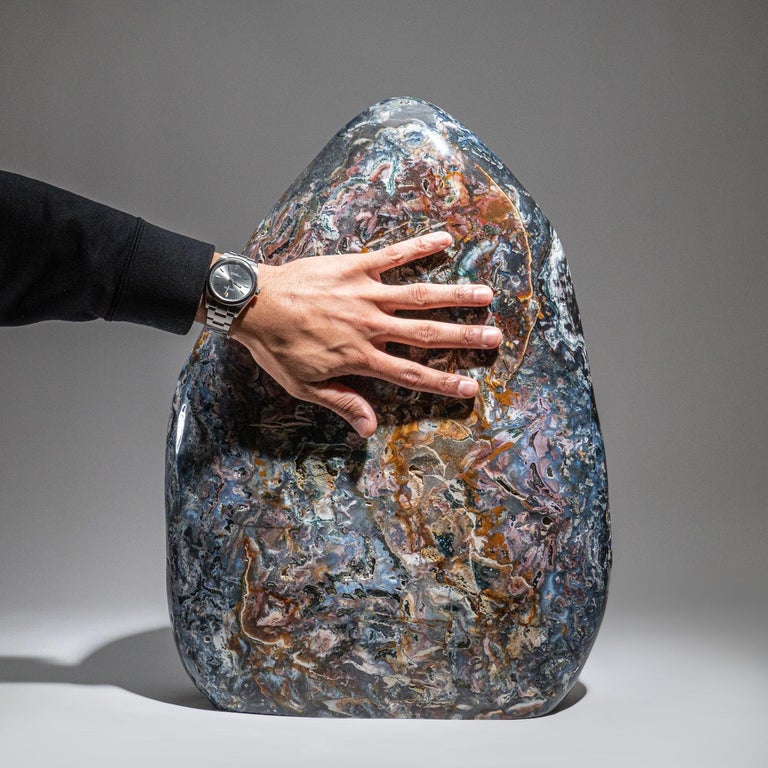 Large Genuine Polished Ocean Jasper Freeform For Sale at 1stDibs