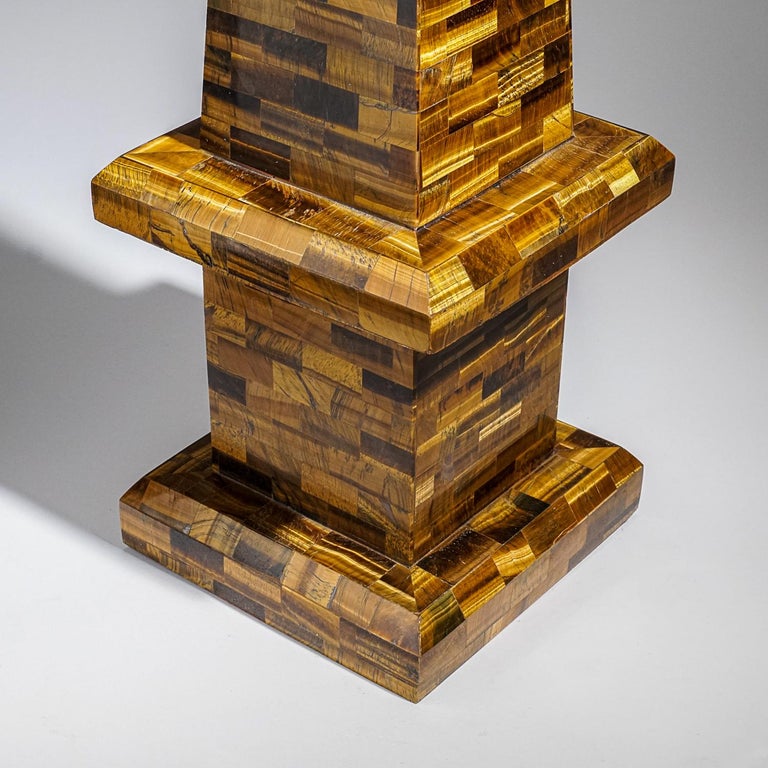 Large Genuine Polished Tiger's Eye Obelisk (29 Inches Tall, 14 lbs ...
