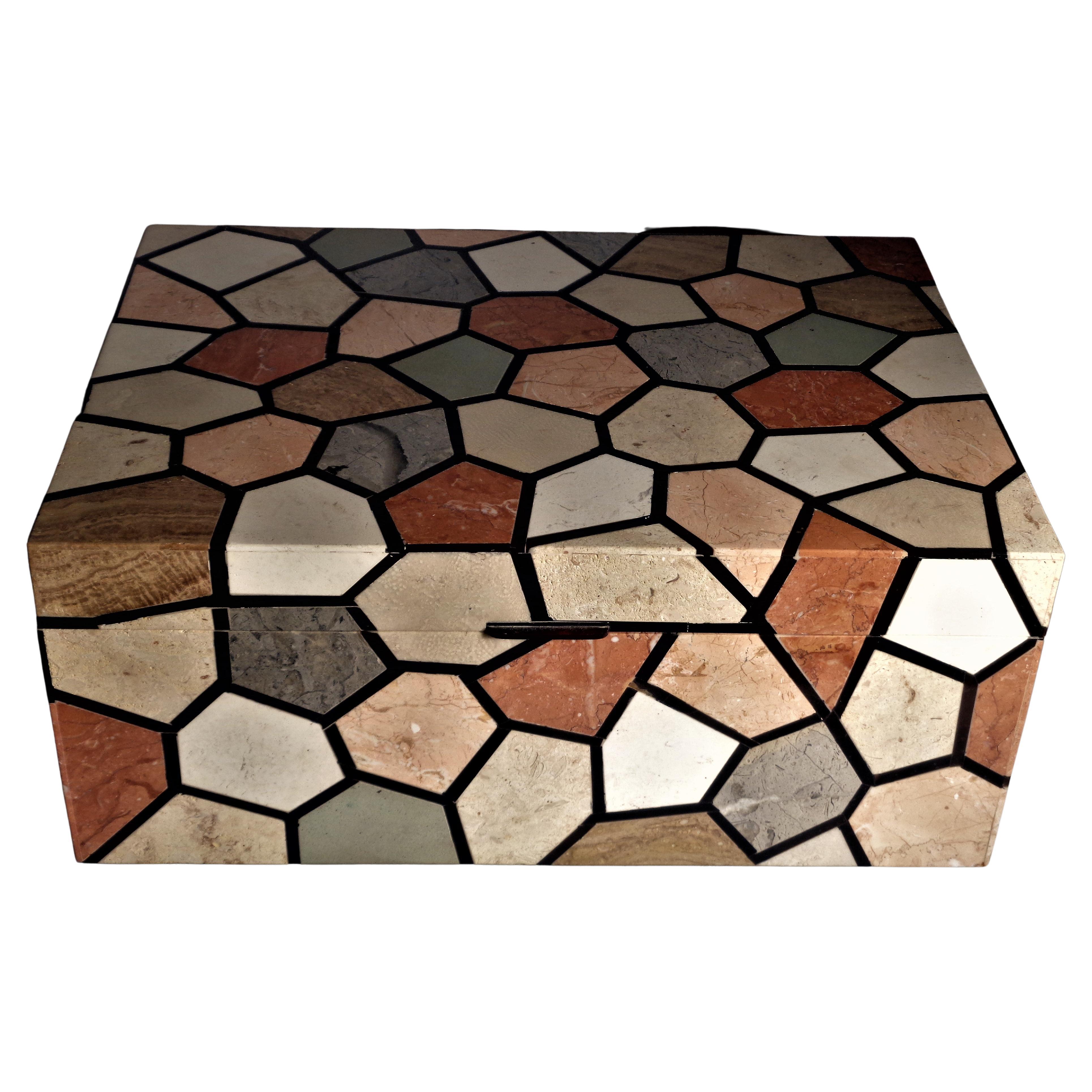 Marble Box with Jewish Star of David Design For Sale at 1stDibs