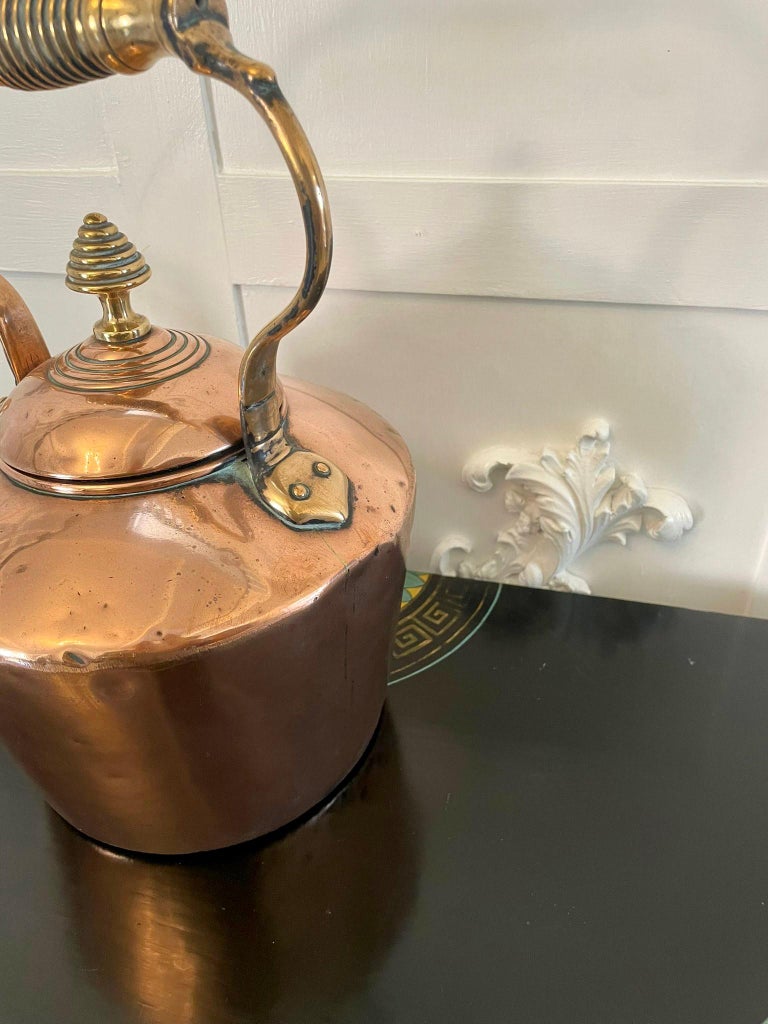 Large George III Antique Copper Kettle at 1stDibs