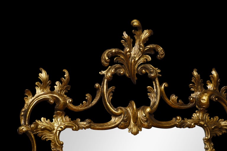 Large Georgian Giltwood Mirror For Sale at 1stDibs