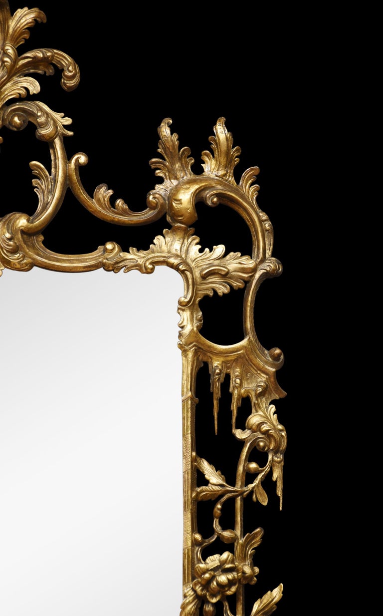 Large Georgian Giltwood Mirror For Sale at 1stDibs