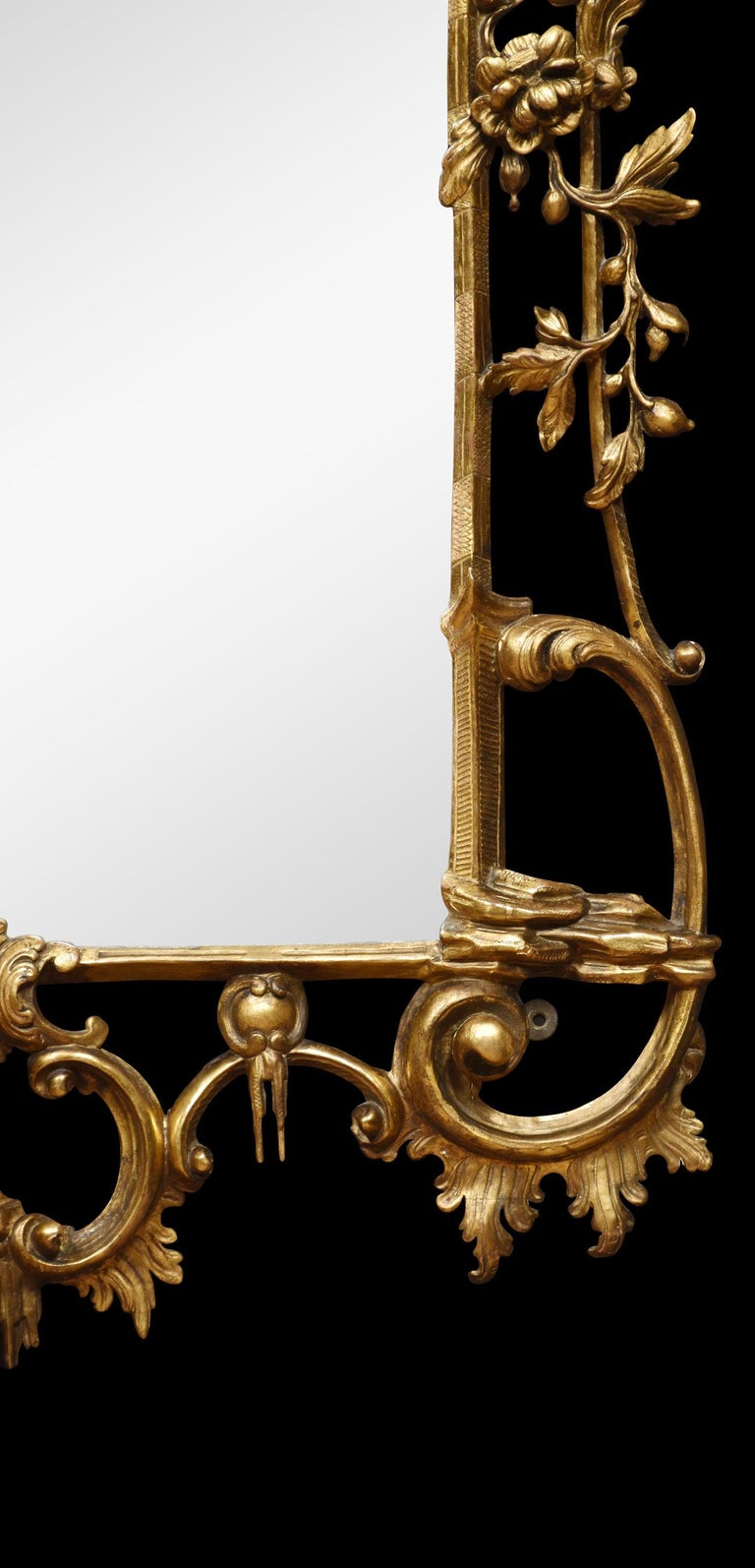 Large Georgian Giltwood Mirror For Sale at 1stDibs