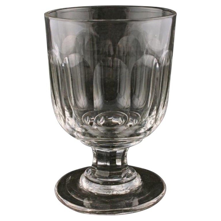 Large Georgian Glass Rummer, 19th Century For Sale at 1stDibs