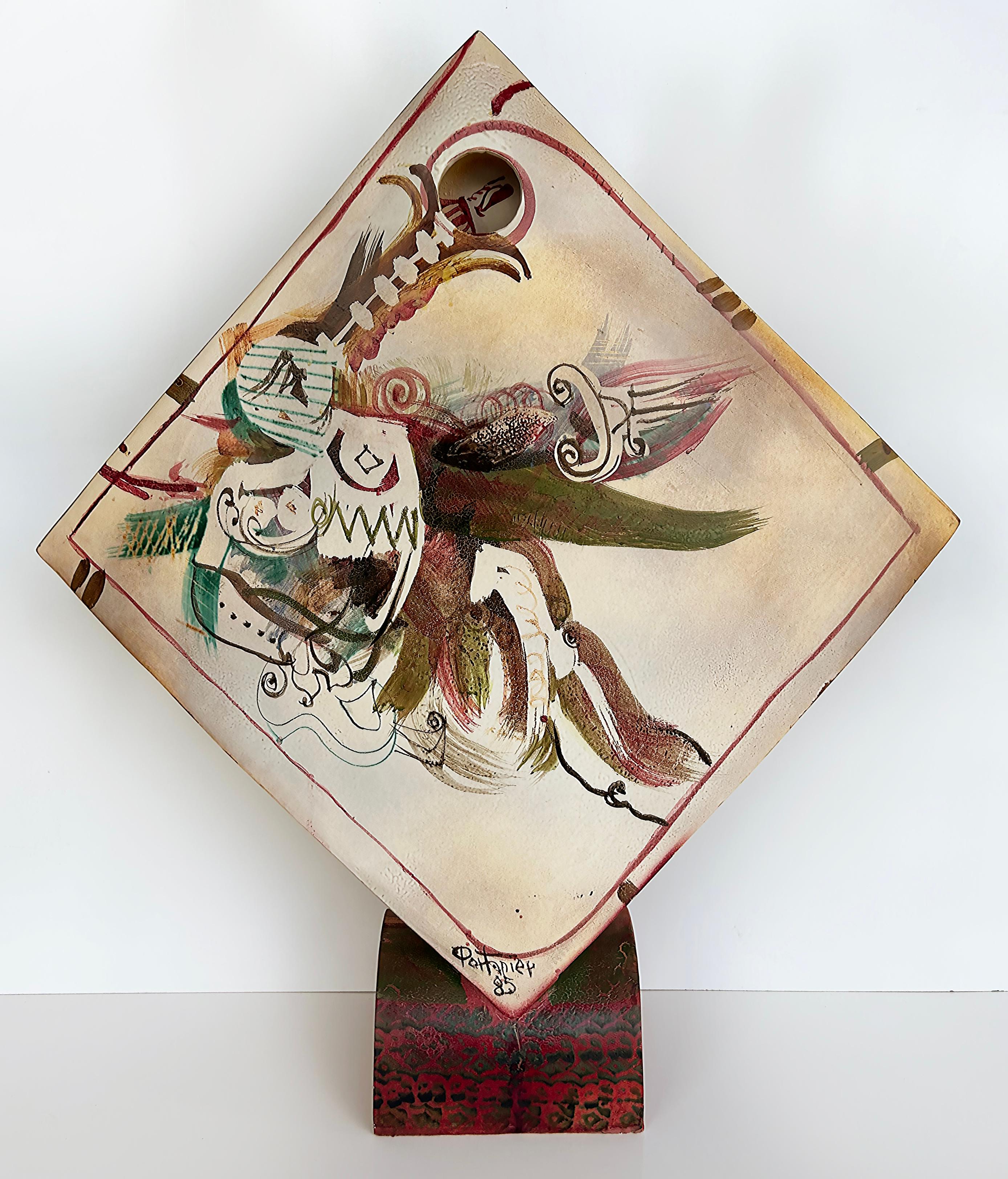 Large Gilbert Portanier Midcentury French Ceramic Sculpture For Sale at ...