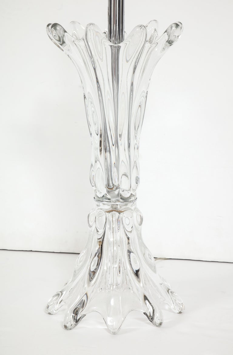 Large Glass Table Lamp For Sale at 1stDibs