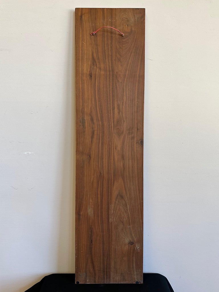 Large Glass Tile Mosaic of Native American Family on Walnut Board ...