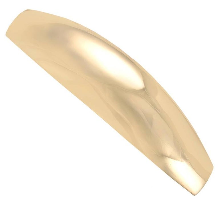Large Gold Barrette at 1stDibs