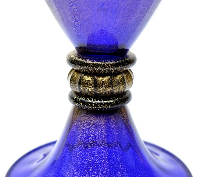 Murano Glass Gold-Infused Vase by Gabbiani Venezia, Italy For Sale at ...