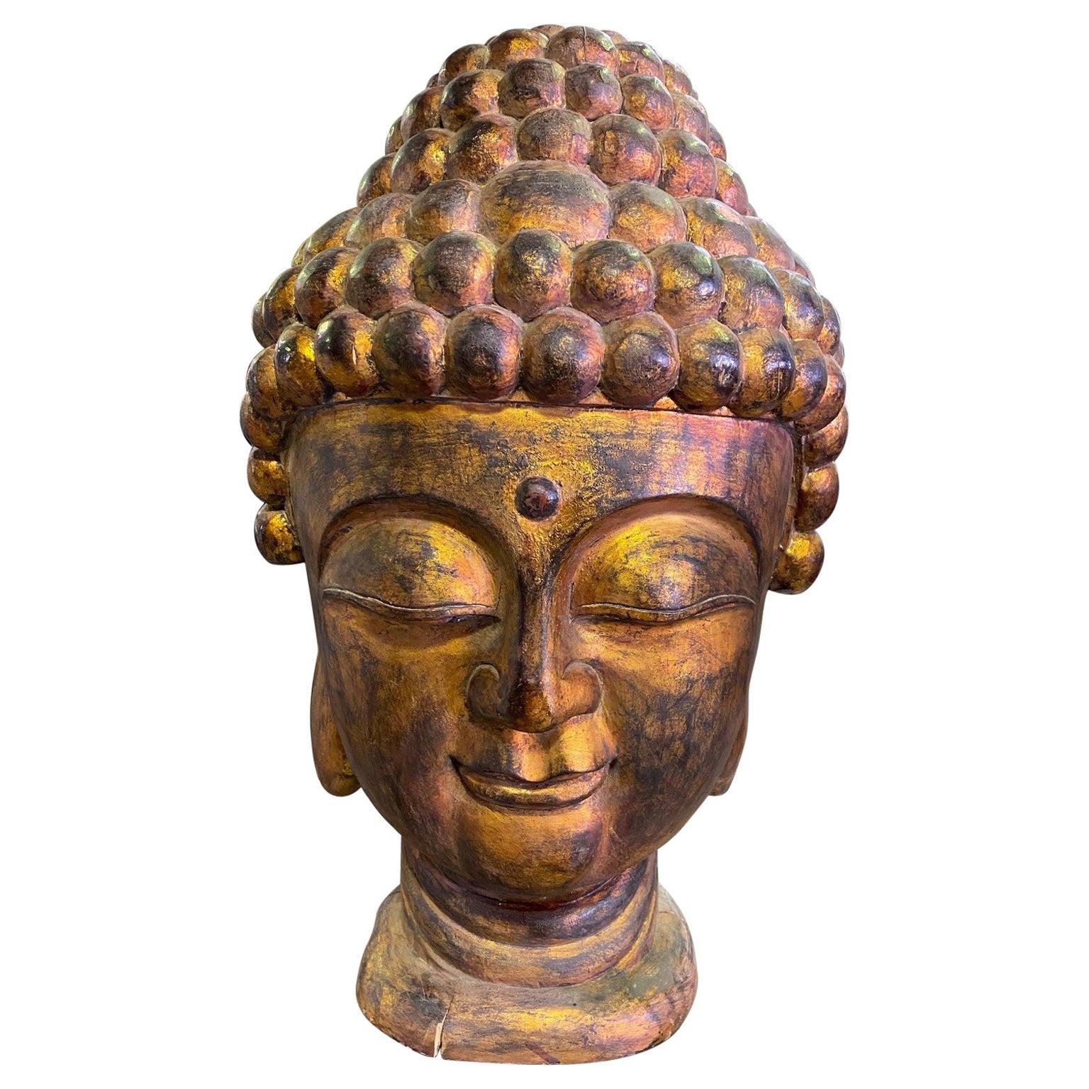 Hand Carved and Painted Large Vintage Wood Duck Decoy, Early 20th ...