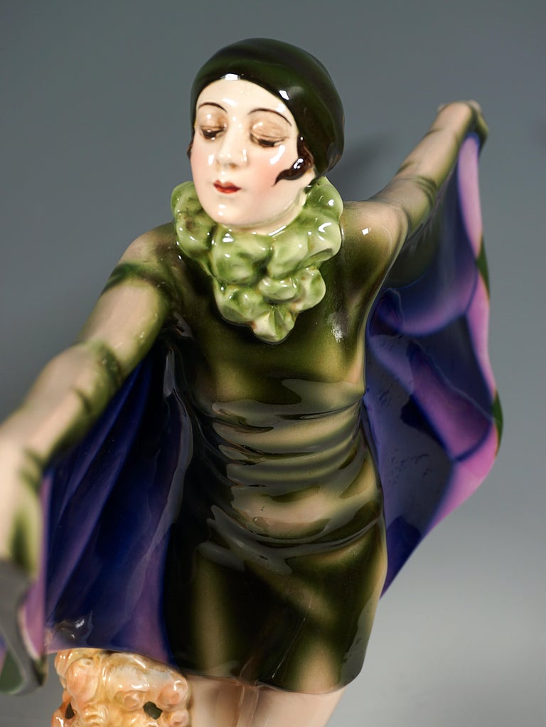 Large Goldscheider Vienna Art Déco Figure 'The Captured Bird', by ...