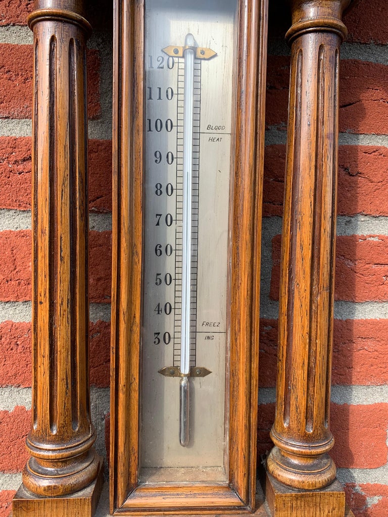 Large, Good Condition and Stylish Antique English Victorian Oak Wall ...