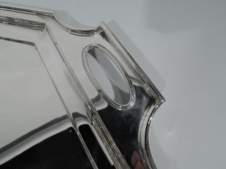 Large Gorham Durgin Sterling Silver Tray in Art Deco Fairfax Pattern ...