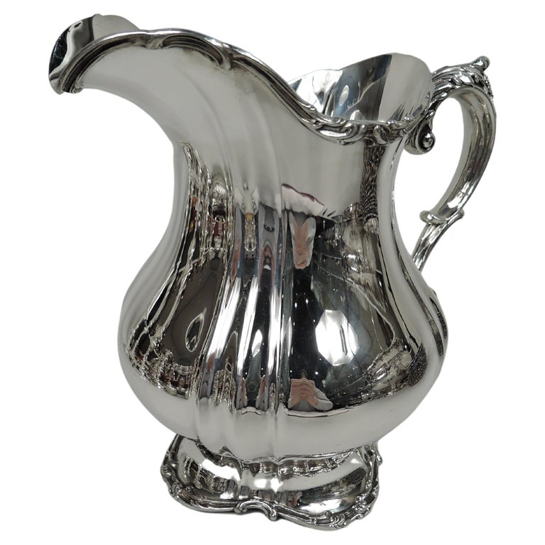 Large Gorham Edwardian Classical Sterling Silver Water Pitcher For Sale ...